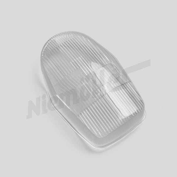 D 82 309a : Headlight glass (for countries with left-hand traffic)